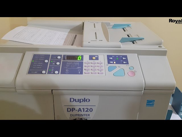 Digital Duplicator - Duplo Duprinter DP-A120ll Digital Duplicator from ...