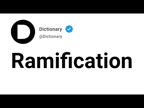Ramification Meaning In English
