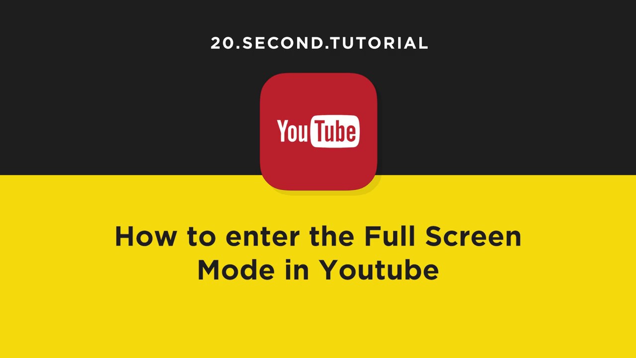 View full screen YouTube videos | YouTube Tutorial #6