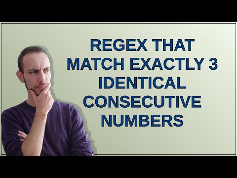 Regex that match exactly 3 identical consecutive numbers
