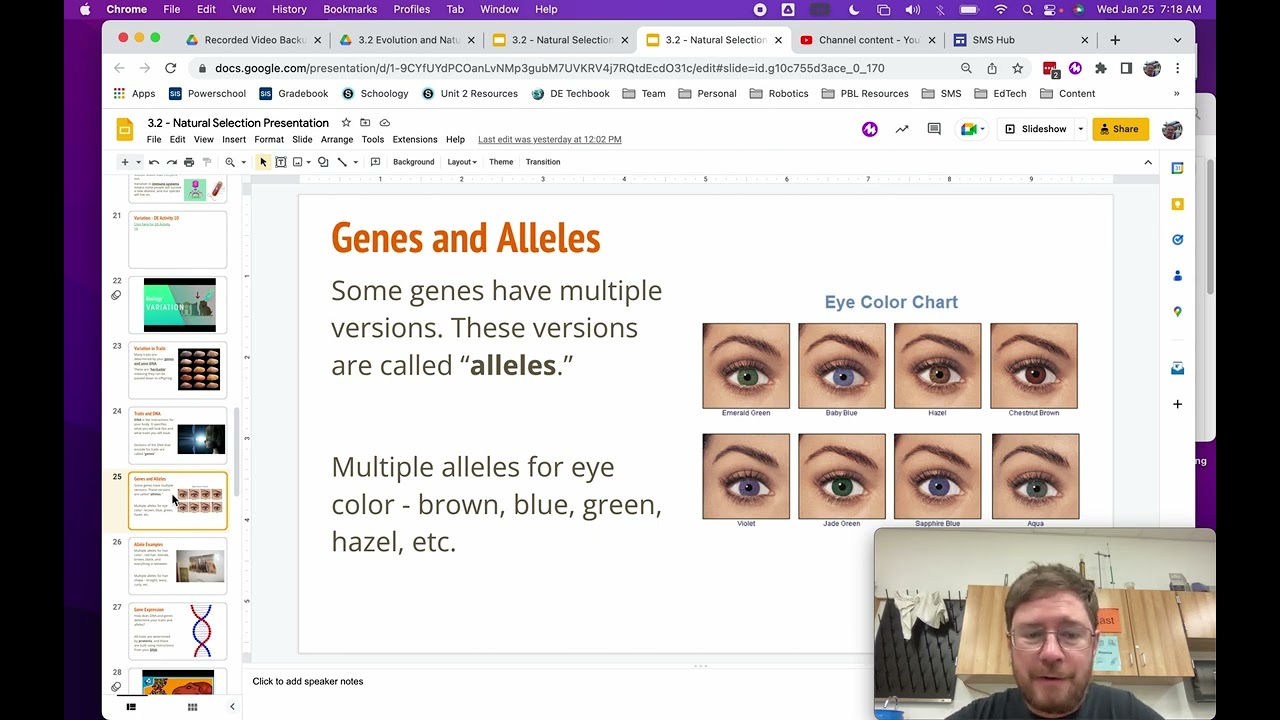 Natural Selection Guided Notes Slides 23 - 26