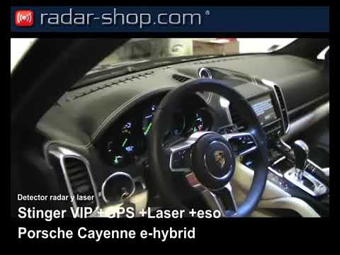 Stinger VIP Laser ESO detector radar y laser Porsche Cayenne hybrid
