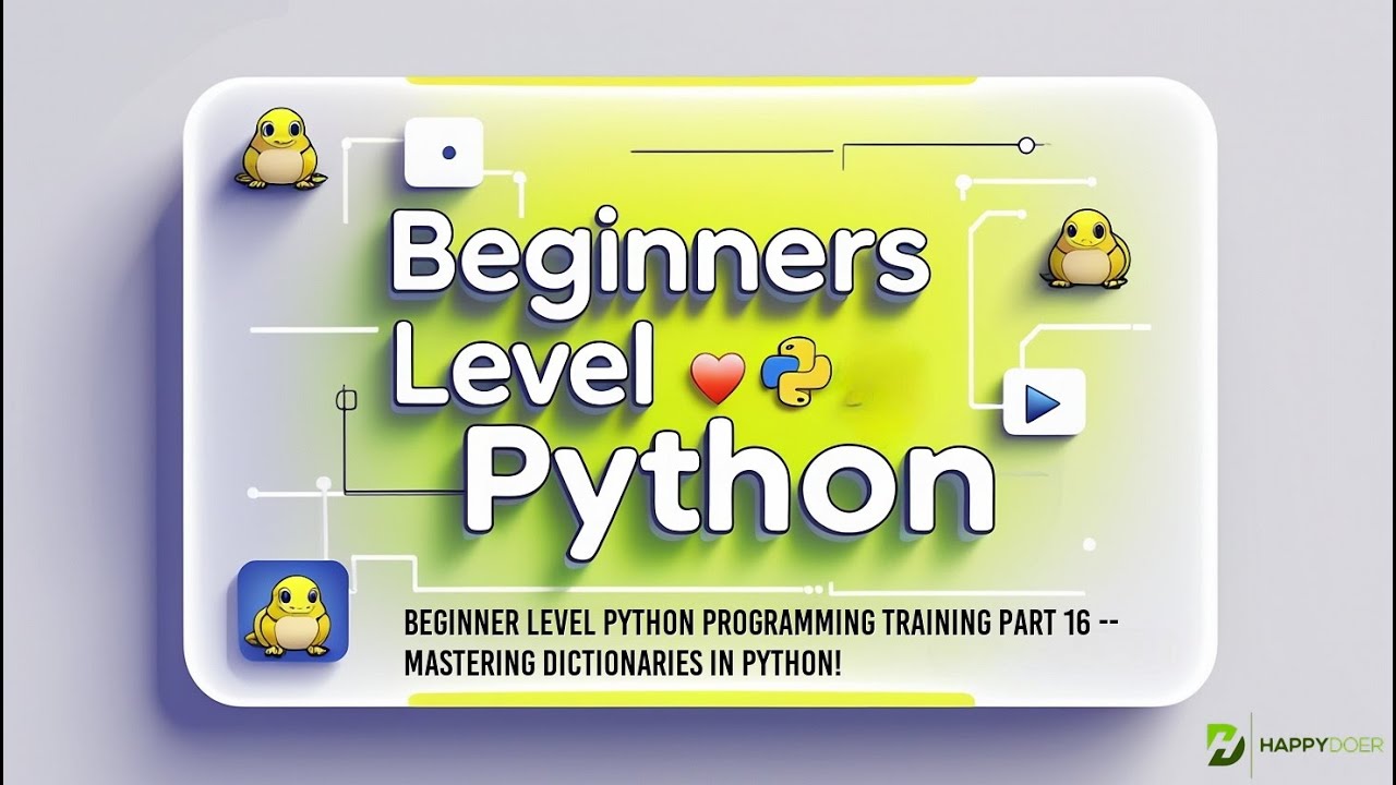 🧱 Beginner Level Python Programming Training Part 16 – Mastering Dictionaries in Python! 📖🔑🐍