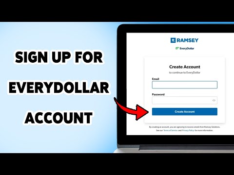 How To Sign Up For EveryDollar Account 2025 | Create/Register For Your Free Budgeting Profile