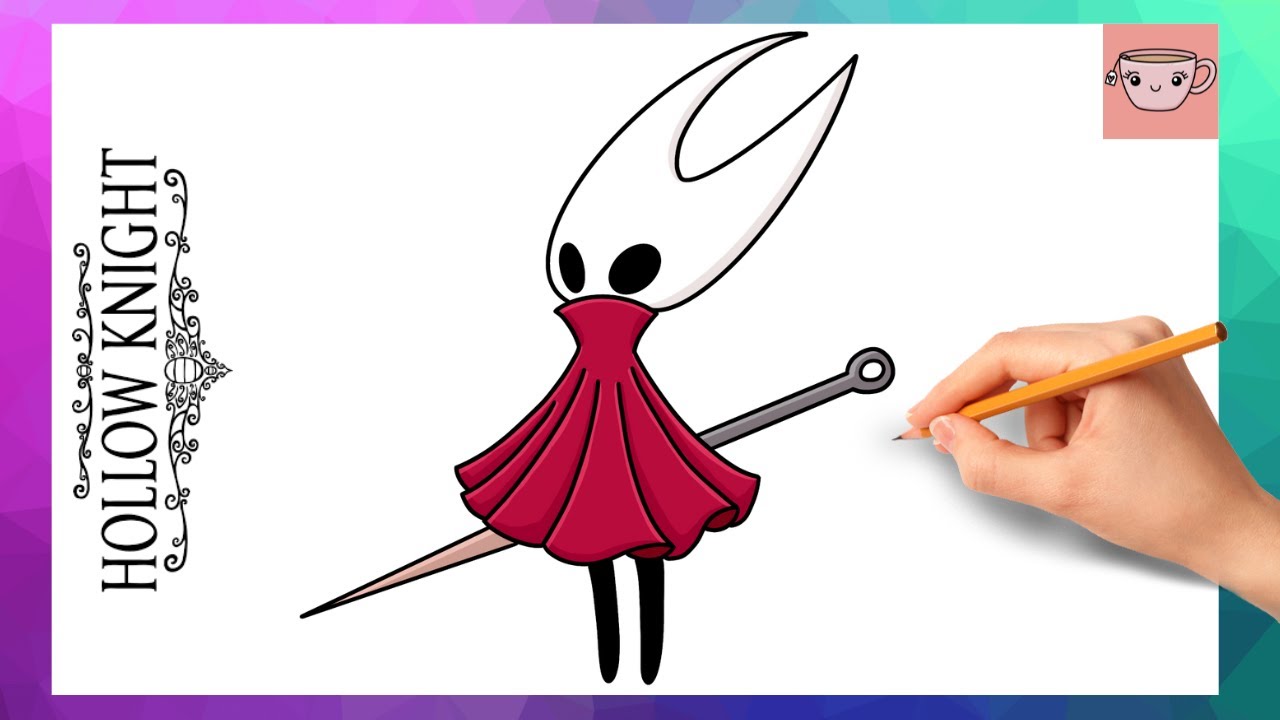 How To Draw Hornet - Hollow Knight Silksong | Easy Drawing Tutorial