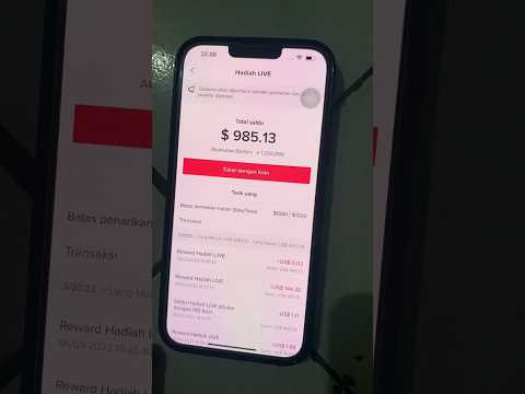 Hasil gift live stream Tiktok #tiktok #shorts
