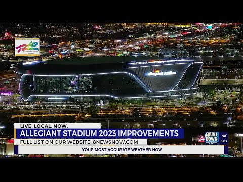 $7.5 million in improvements planned at Allegiant Stadium, including relief from heat