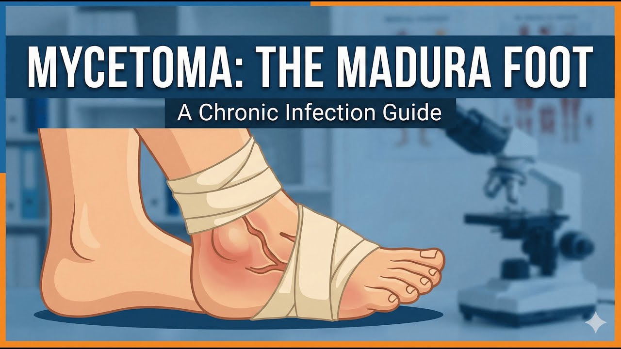Mycetoma  The Madura Foot - MICROSCOPIC MARVELS-