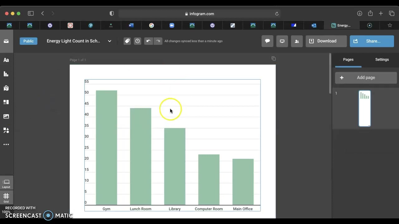 Infogram Tutorial for Creating Graphs