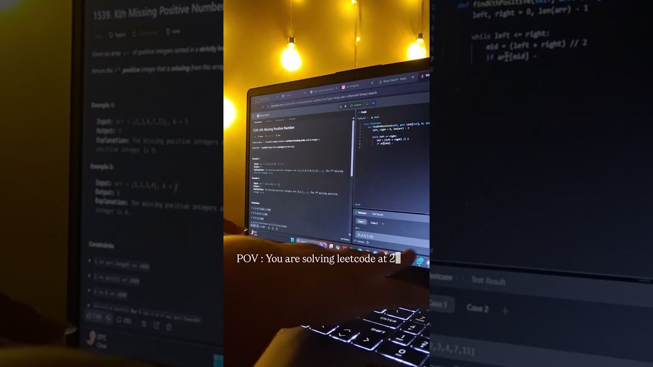 Leetcode at 2AM | #leetcode #coding #viral #trending #shorts #reels #webdevelopment #programming