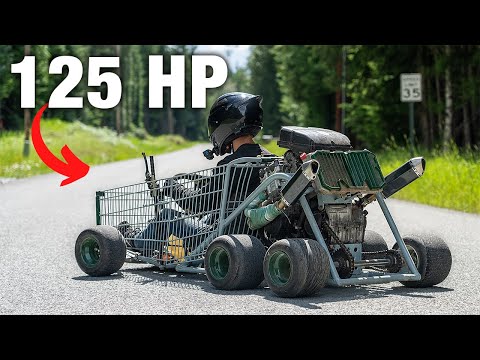 How Fast Can You Drive the World's Fastest Shopping Cart? | 15 Minu...