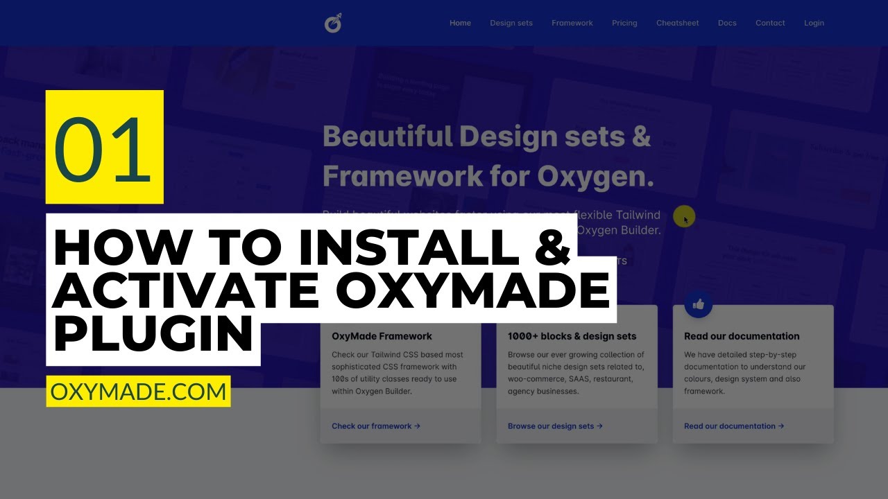 How to Install & Activate OxyMade plugin for Oxygen Builder