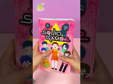 Handmade Squid Game2 game book📕 / free printable