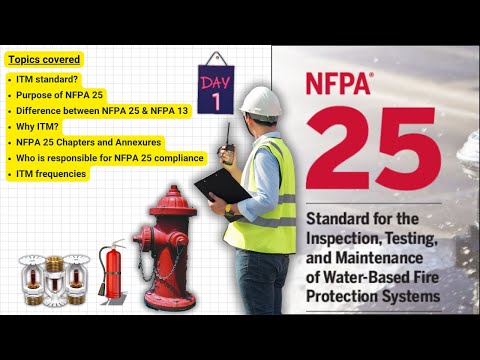 NFPA 25 Inspection Testing and Maintenance | Day 1