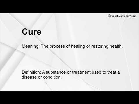 Cure Meaning