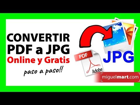 Cómo convertir PDF a JPG Online Gratis 2020   Web para pasar pdf a jpg gratis en español