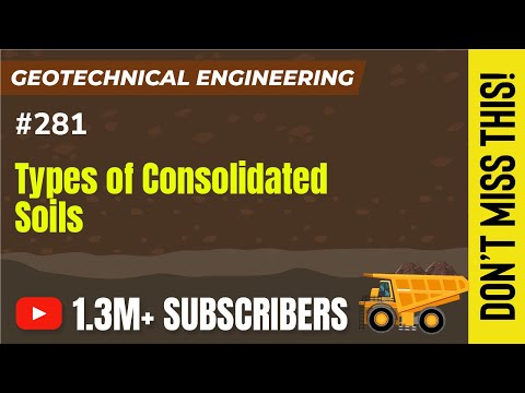 Types of Consolidated Soils - Consolidation - Geotechnical Engineering ...