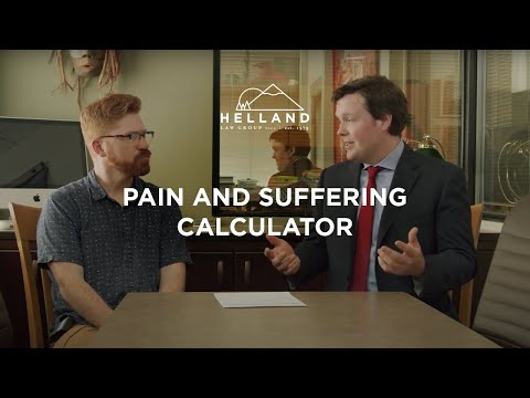 Pain and Suffering Calculator | A Legal Newbie & a Lawyer