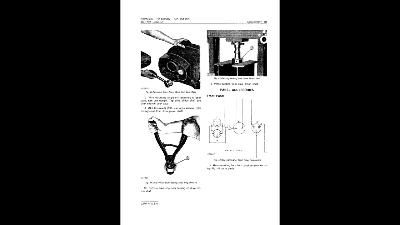 John Deere 15K 25K PTO Alternators Workshop Manual – Complete PDF Repair Guide in ENGLISH
