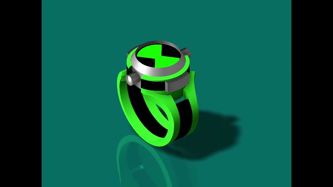 Ben 10 Alien force Omnitrix recalibration 3D model animation