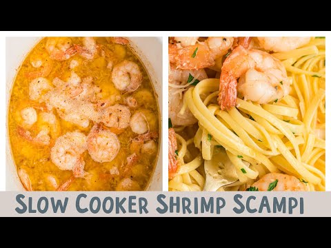 🦐Slow Cooker Shrimp Scampi