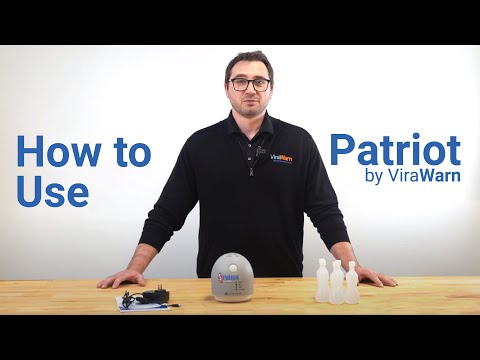 How to Use Patriot by ViraWarn, the World's First COVID-19 Detector for Personal Spaces