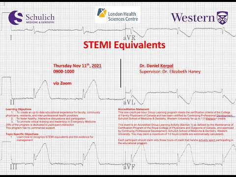 Dr. Daniel Korpal: STEMI Equivalents
