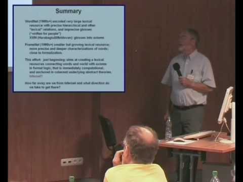 TSD conference 2008 - Presentation of Jerry Hobbs