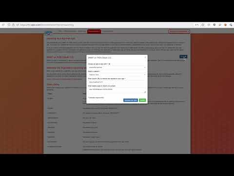 SMARTerFHIR EHR Launch via Epic