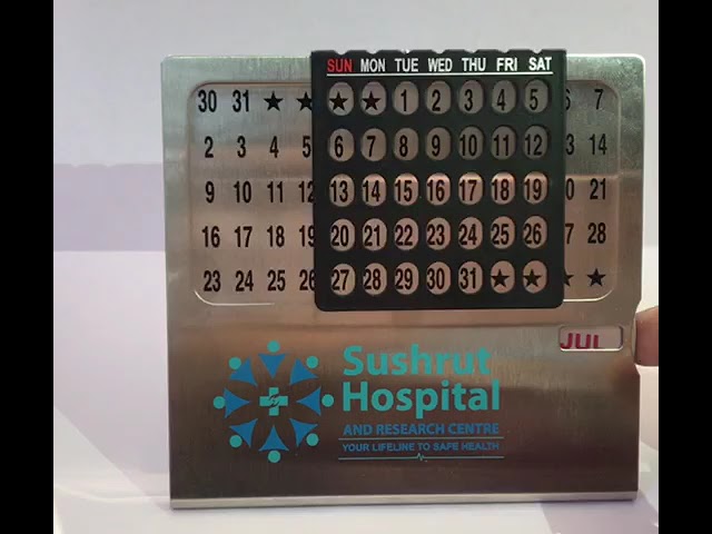 Metal Life Time Calender - Stainless Steel Perpetual Calendar Big Size ...