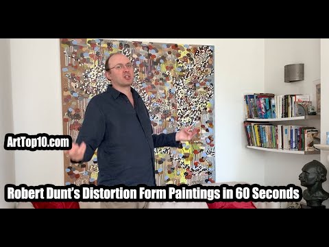 Robert Dunt's Distortion Form Paintings in 60 Seconds.