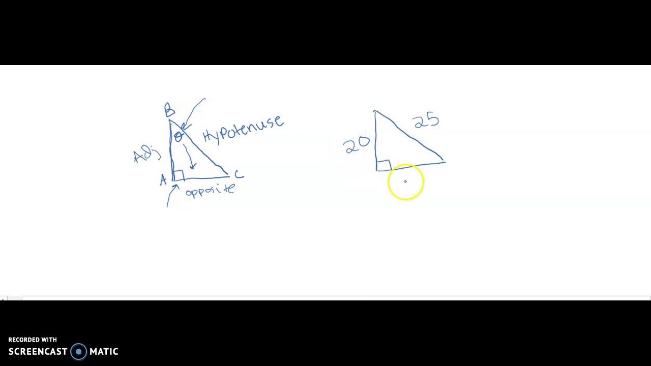 Warm up with right triangles