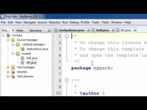 Learn 149 Create and Save package for Netbeans User in Java Programming Hindi - Mind Luster