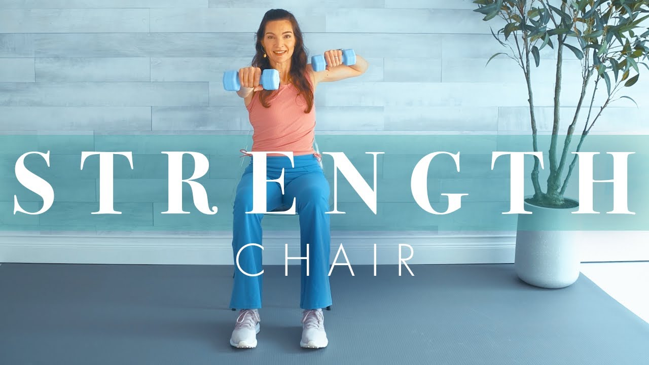 Seated Strength Workout // Total Body Exercises for Seniors & Beginners in a Chair