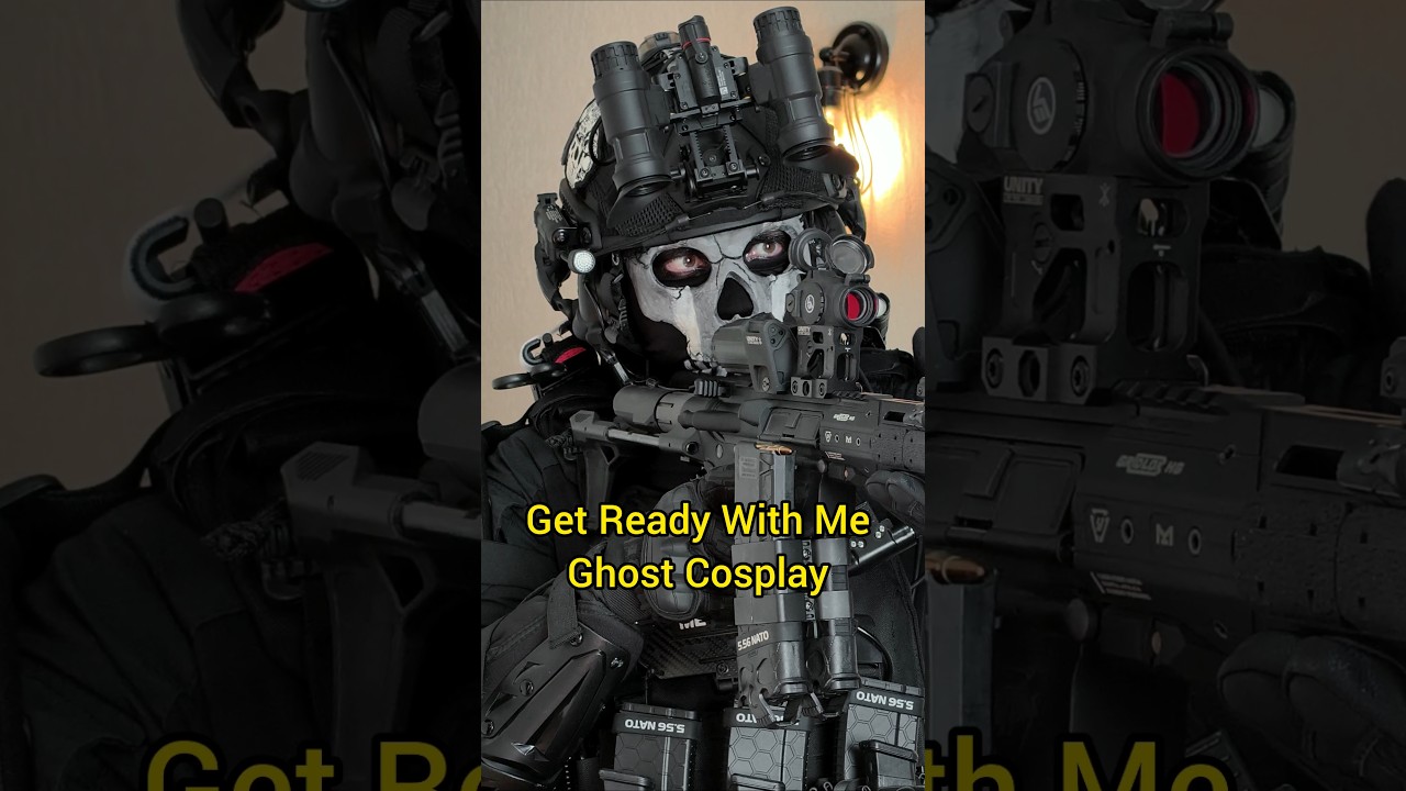 Ghost Cosplay 💀 #melryvelf #mx #callofduty #warzone