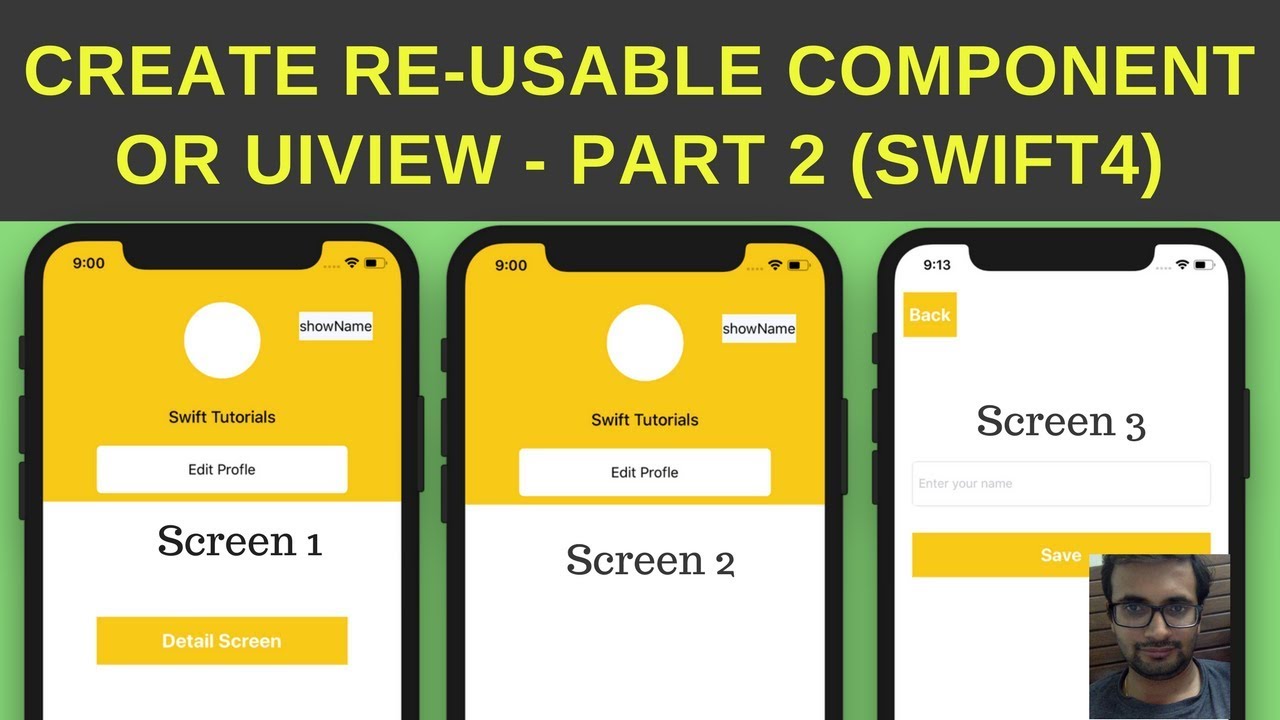 Swift Tutorial: Create re-useable components in swift - Part 2