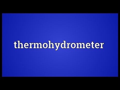 Thermohydrometer Meaning