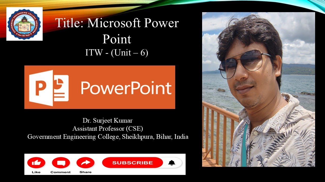 Microsoft Power Point @ Unit - 6