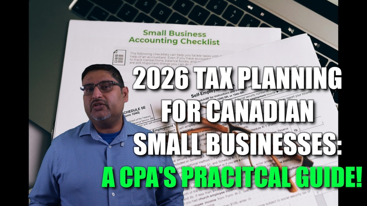 2026 Tax Planning for Canadian Small Businesses | CPA Guide to Reducing Corporate Taxes