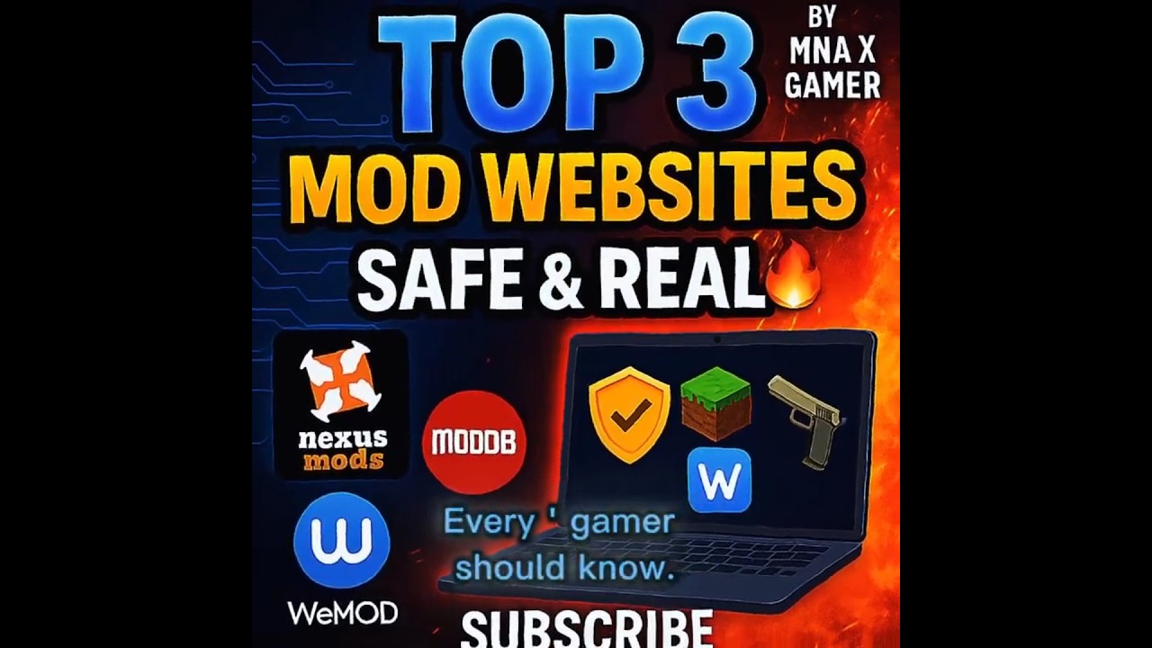 💻 Top 3 Mod Websites for PC & Android Games 🔥✅ 100% Safe | No Virus | Working 2025🎮 #MN_XGAMER.