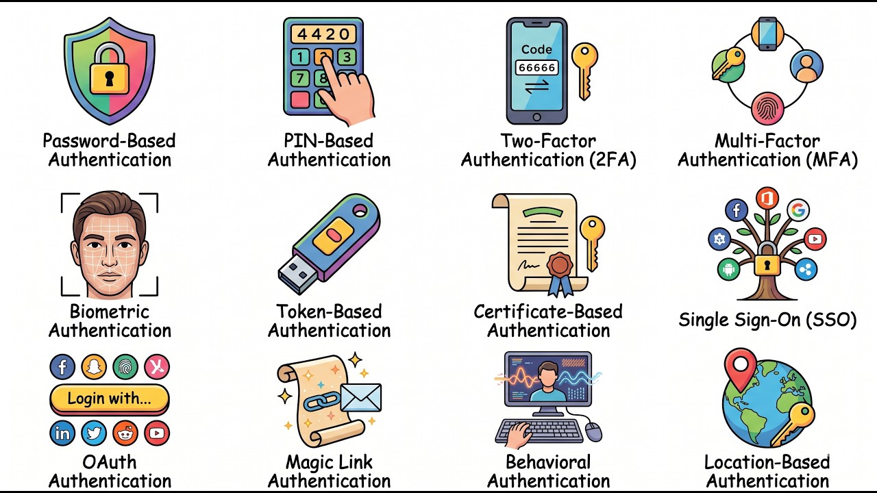 Every Type of Authentication Method Explained