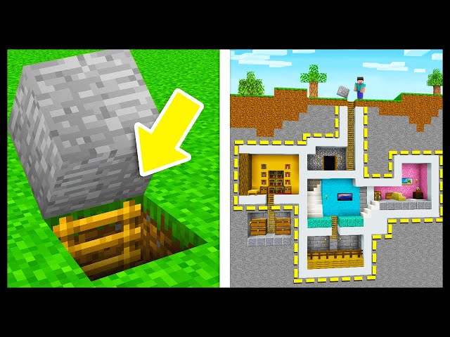 How to build a secret starter base in Minecraft