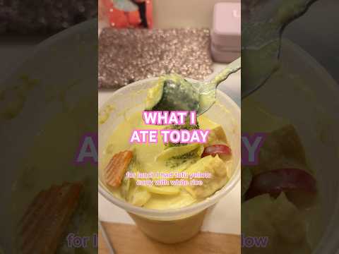WHAT I ATE TODAY #ballerina#ballet#dancer#curry#vegan#food#wieiad#healtht#athlete#ballerinafood