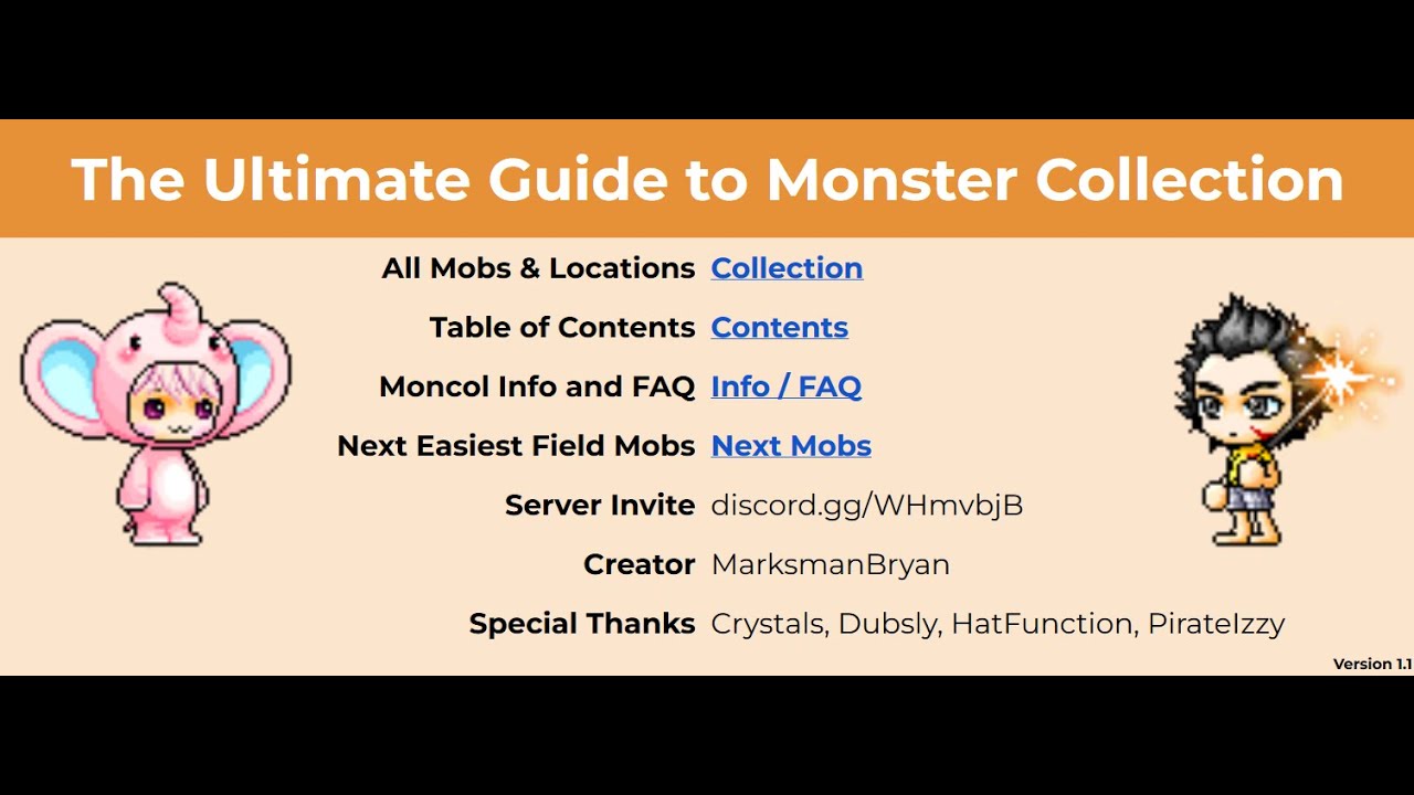 The Ultimate Guide to Monster Collection [Maplestory]