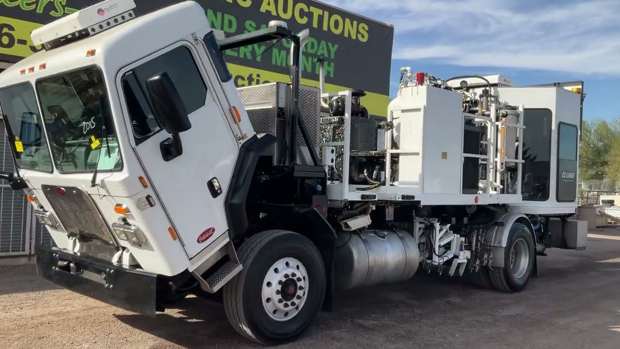 2015 Peterbilt 320 Paint Striping Truck For Virtual Auction January 11th, 2025