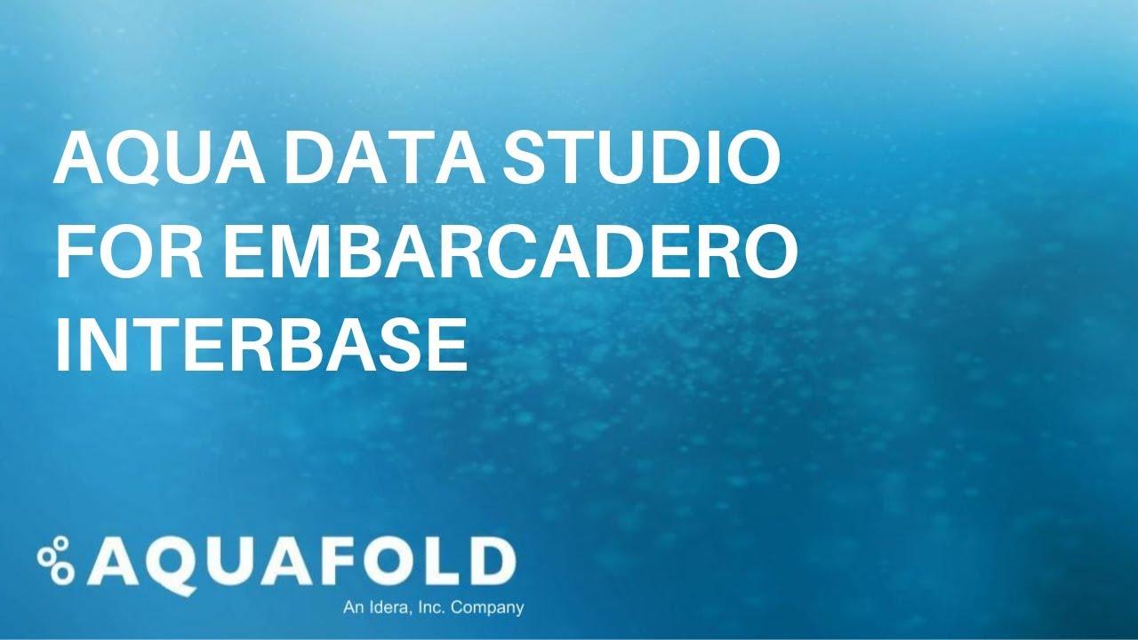 Aqua Data Studio for InterBase
