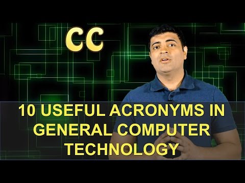 10 Useful Acronyms in General Computer Technology