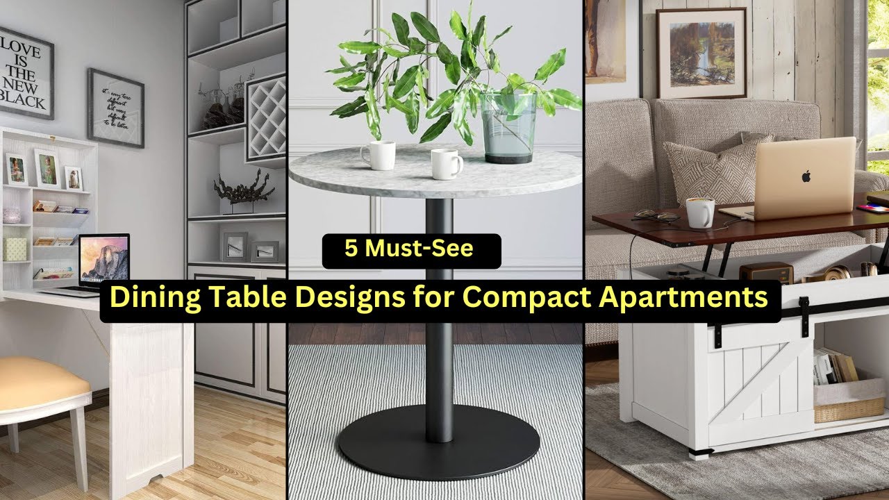 Dining Table Ideas for Tiny Apartments: Maximize Space and Style!