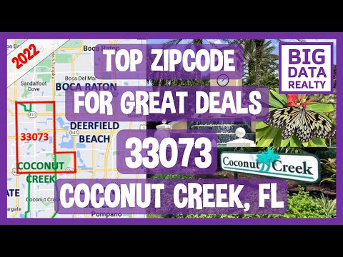 COCONUT CREEK, FL, ZIPCODE 33073 – Top postal codes with highest increase of properties for sale