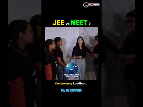 JEE 🆚 NEET ?💀#shorts #physicswallah #pwians #jee #topper